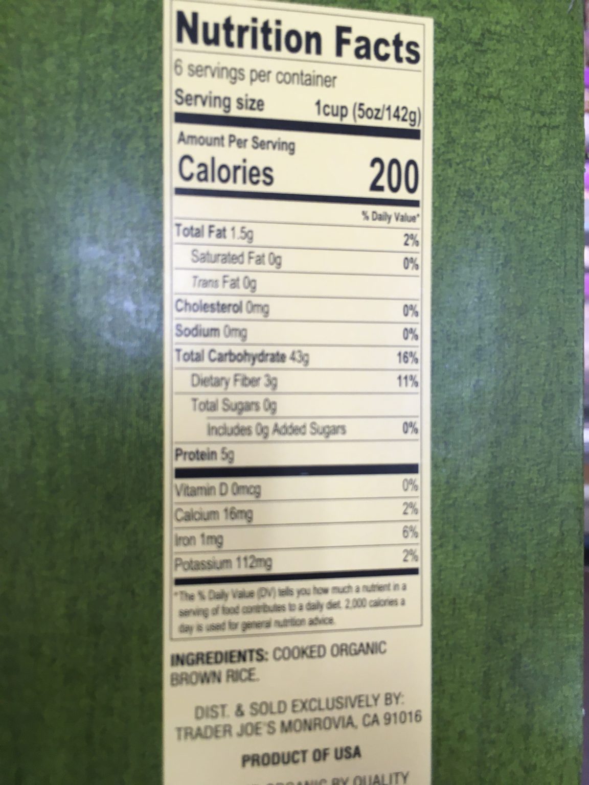 Trader Joe's Brown Rice, Frozen - Trader Joe's Reviews Trader Joe's Brown Rice, Frozen - Trader Joe's Reviews