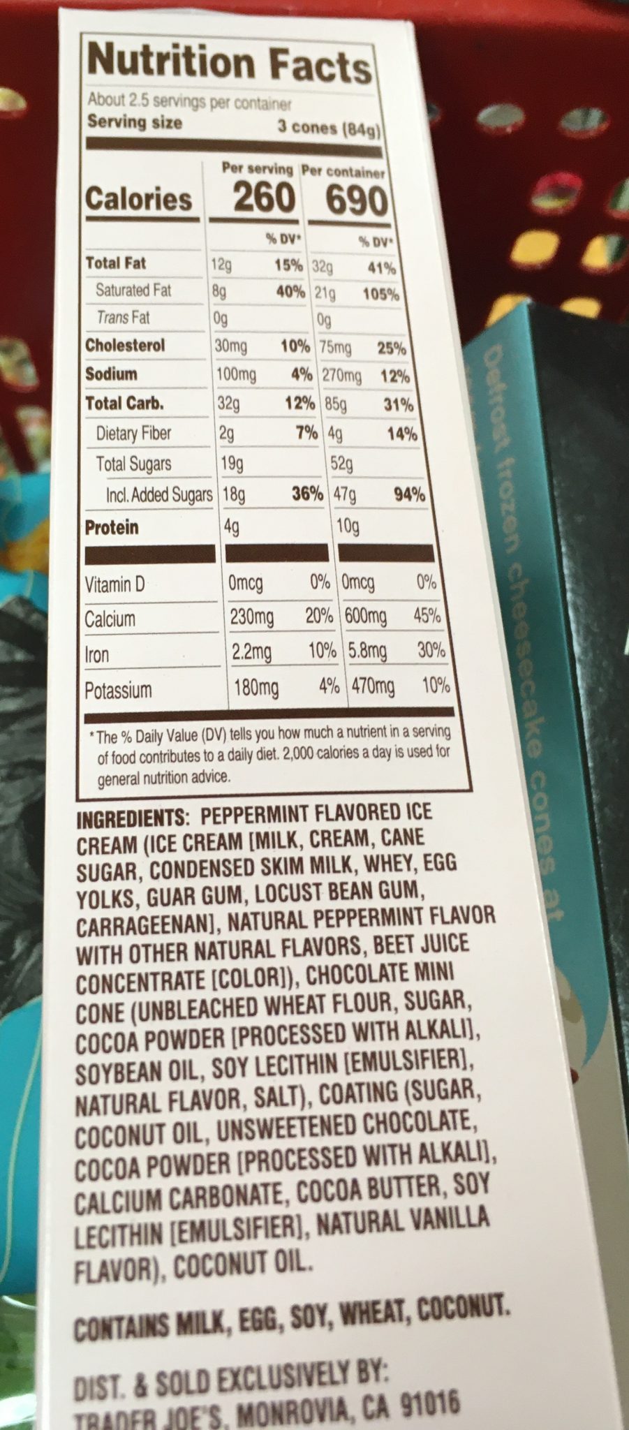 Trader Joe's Hold the Cone, Peppermint - Trader Joe's Reviews Trader Joe's Hold the Cone, Peppermint - Trader Joe's Reviews