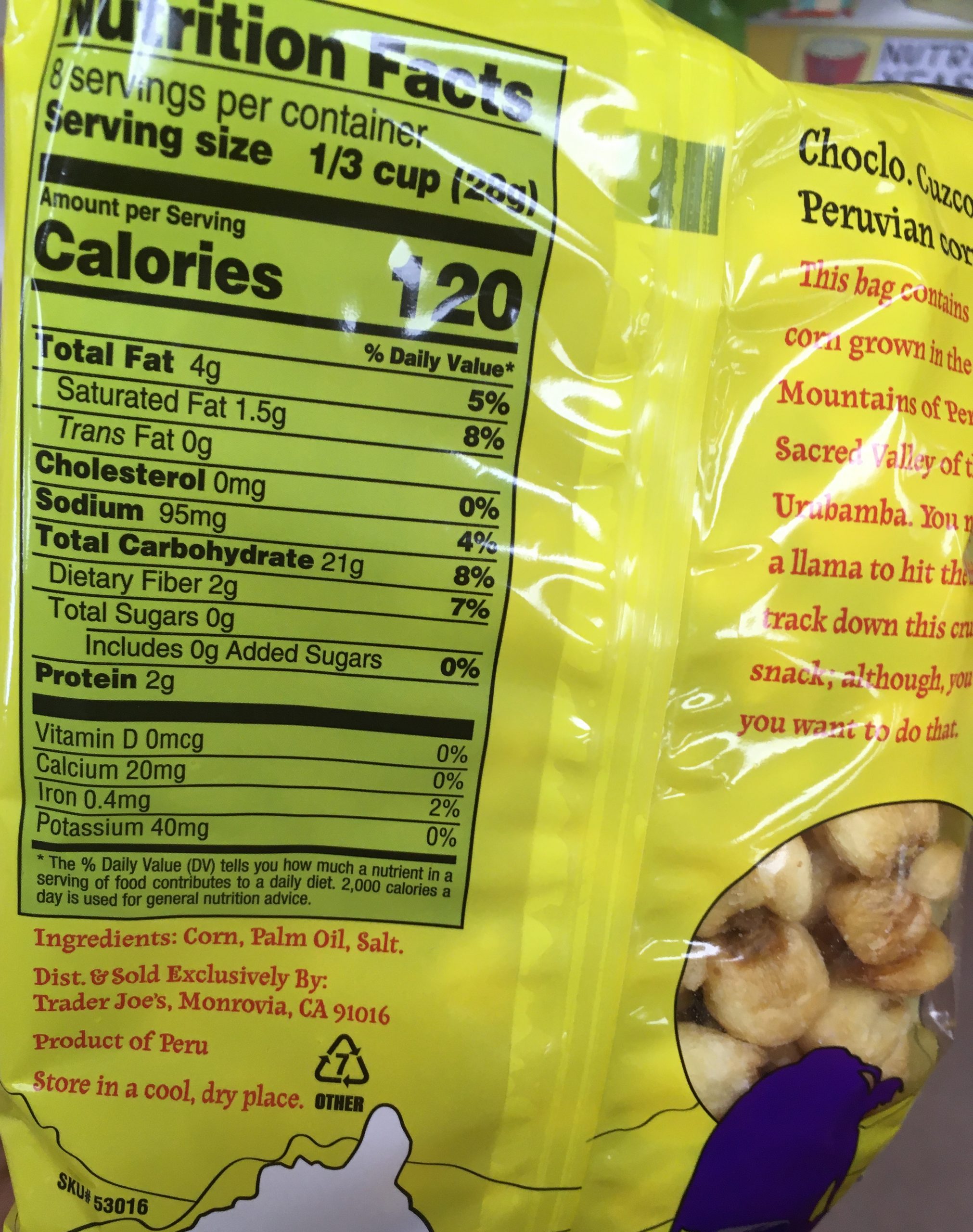 Trader Joe's Peruvian Corn, Giant Inca Corn - Trader Joe's Reviews