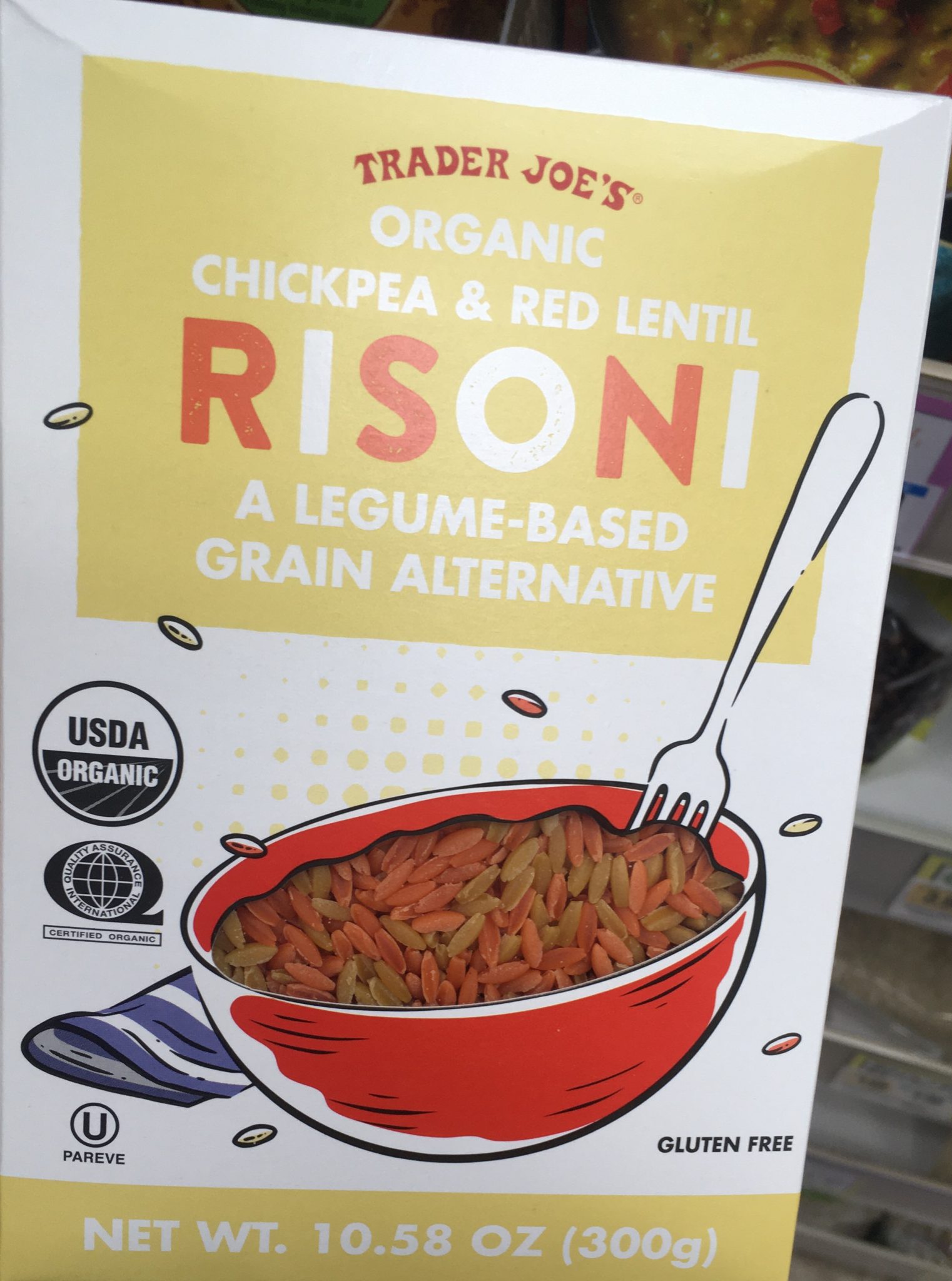 Trader Joe's Risoni, Chickpea & Red Lentil - Trader Joe's Reviews